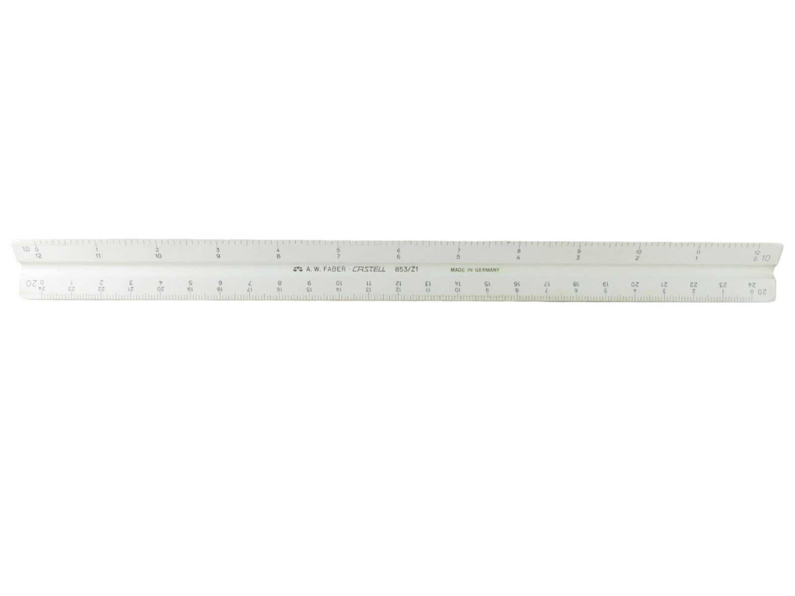 Triangle Ruler A.W. Faber Castell 853/Z1 Scale Drafting Tool Made in G