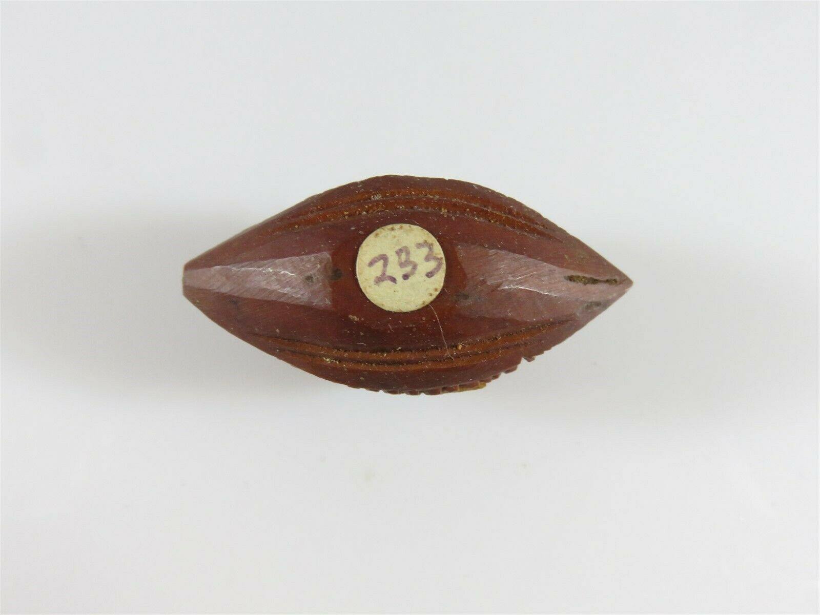 Miniature Hand Carved Chinese Hediao Nut Bone Windows Open 1 5/8"