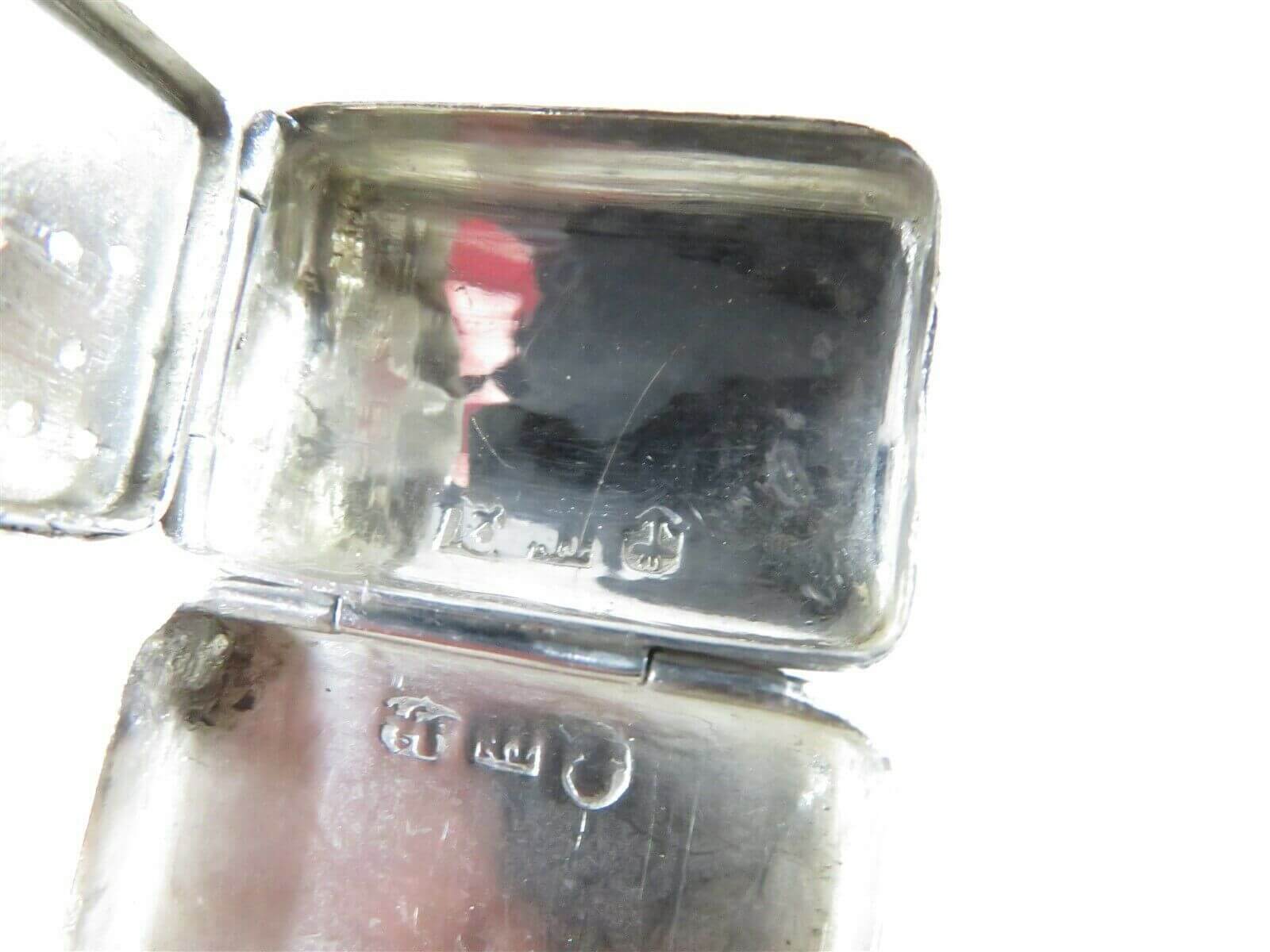 Circa 1820 Thomas Newbold Sterling Silver Chatelaine Fob Vinaigrette S