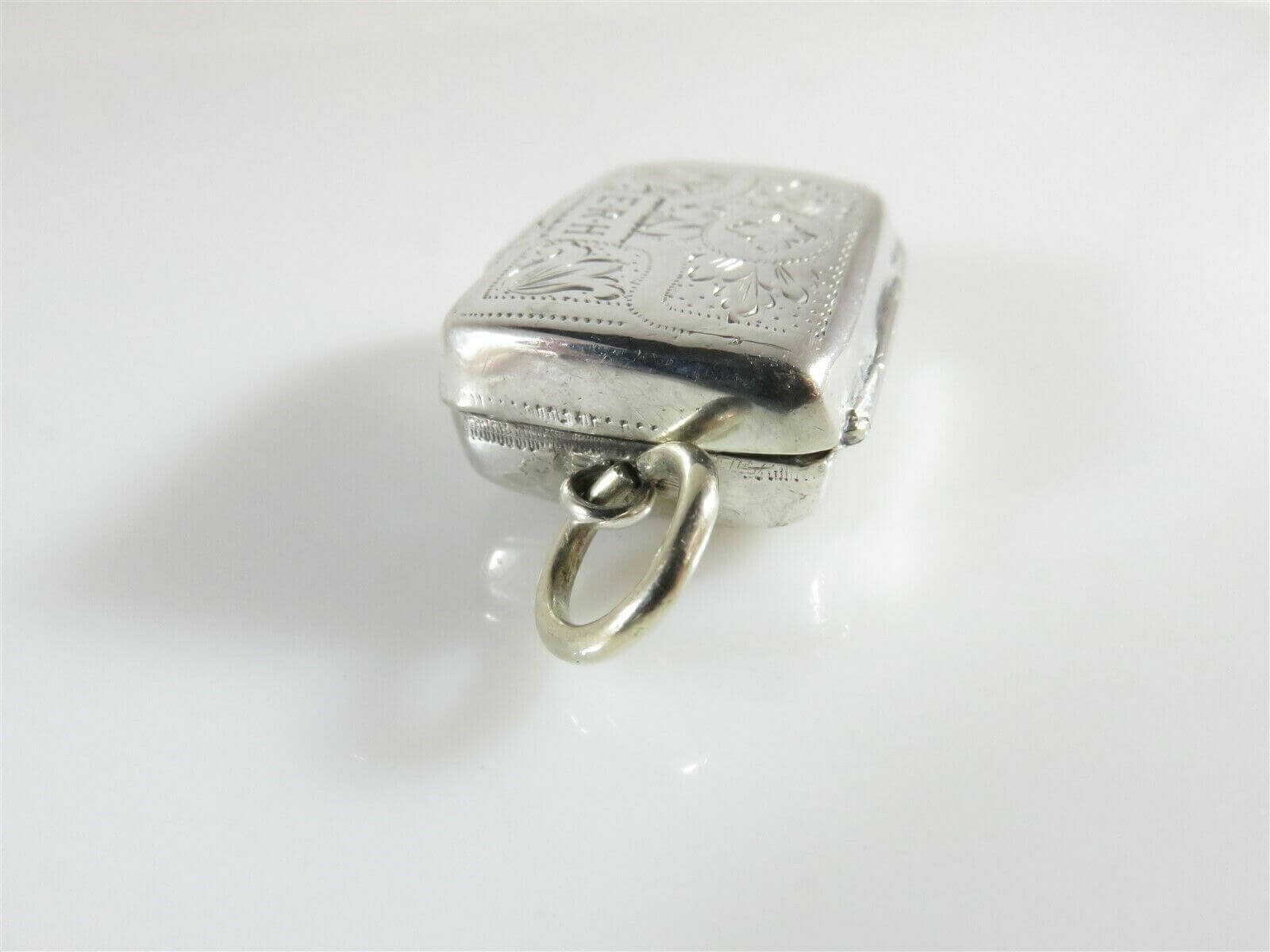 Circa 1820 Thomas Newbold Sterling Silver Chatelaine Fob Vinaigrette S