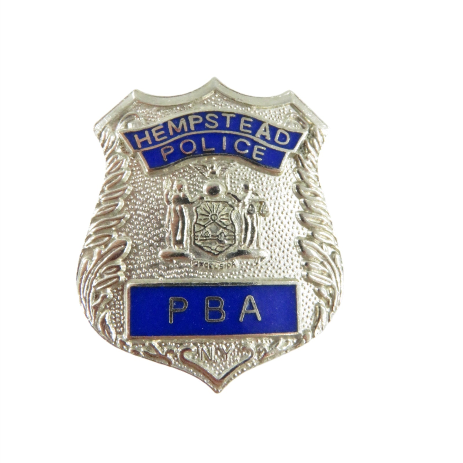 Vintage Retired Hempstead Police Benevolent Association (PBA) Mini Shi
