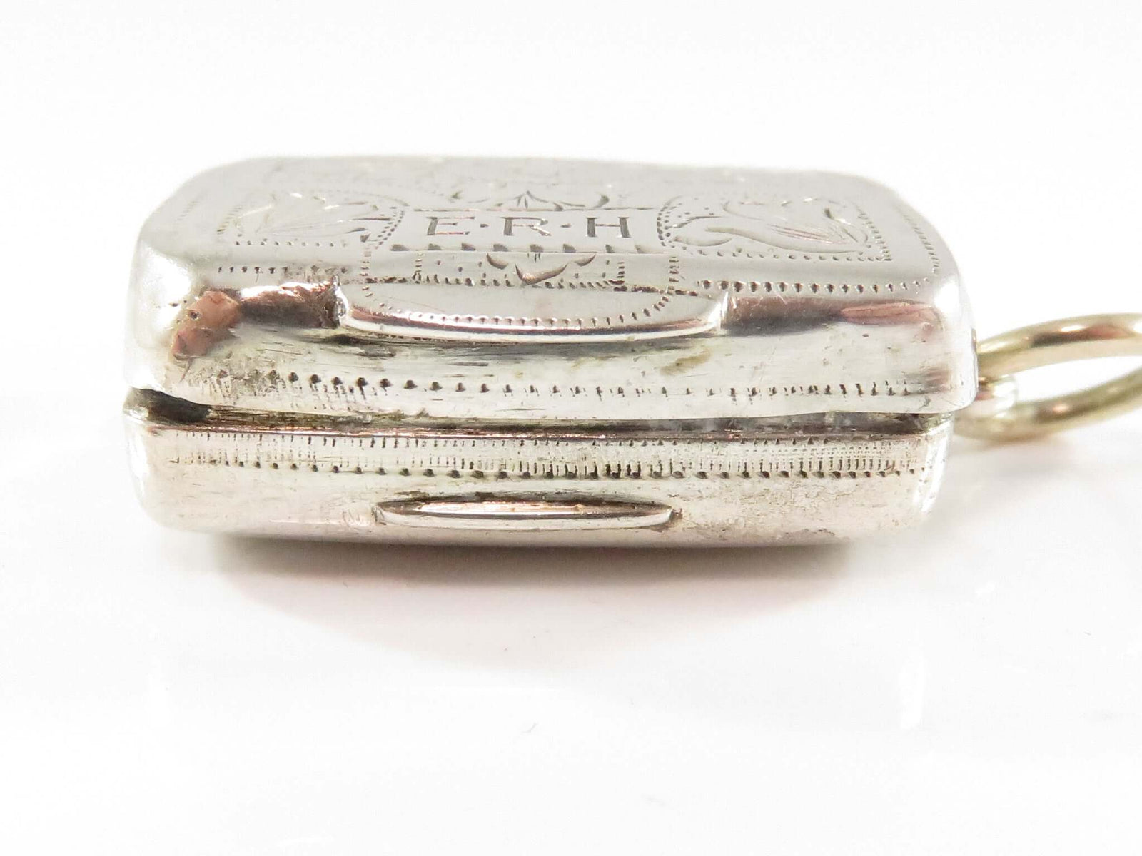 Circa 1820 Thomas Newbold Sterling Silver Chatelaine Fob Vinaigrette S