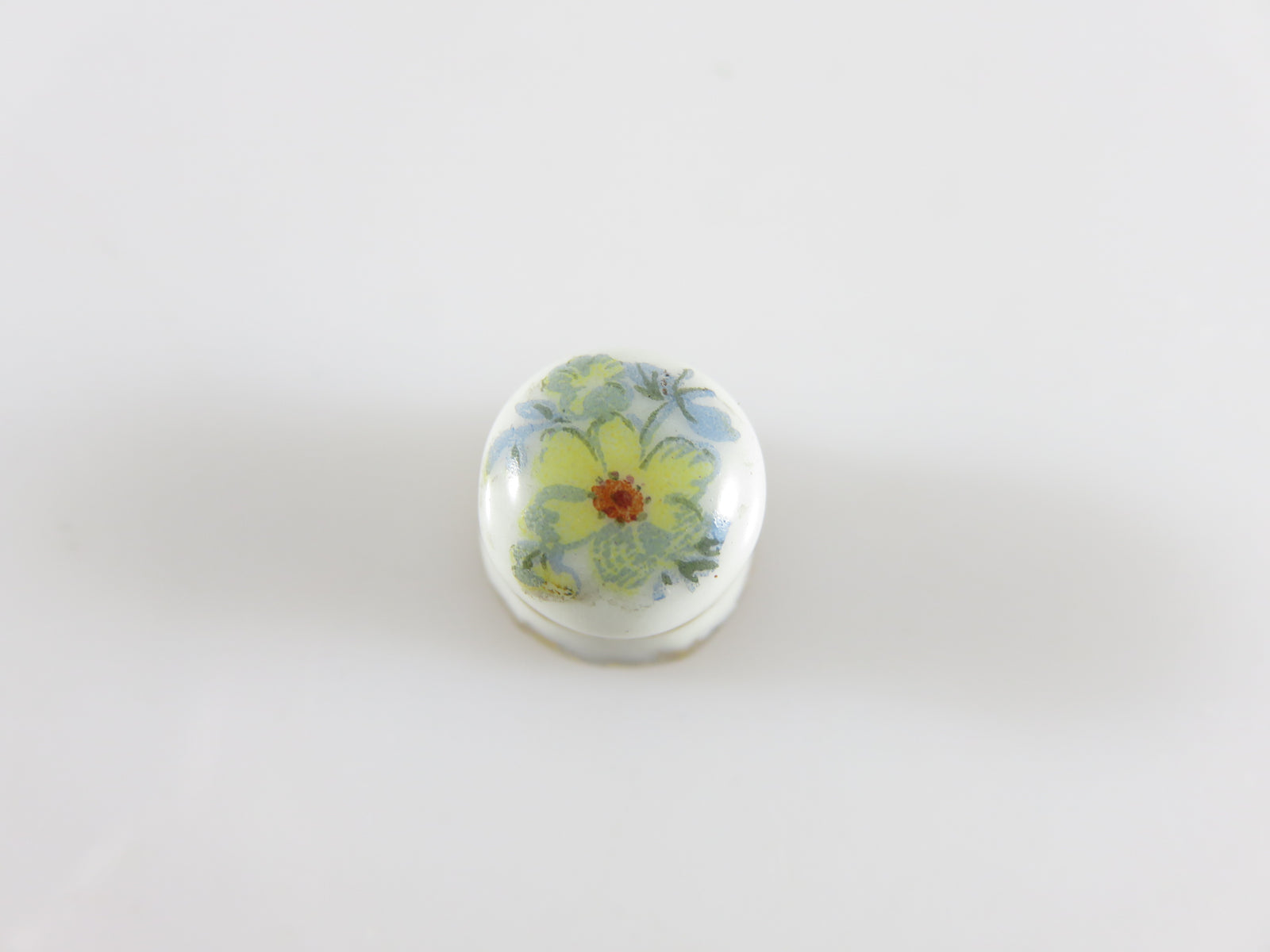 Vintage Fine Porcelain Miniature Sewing Thimble Miniature Made in Fran