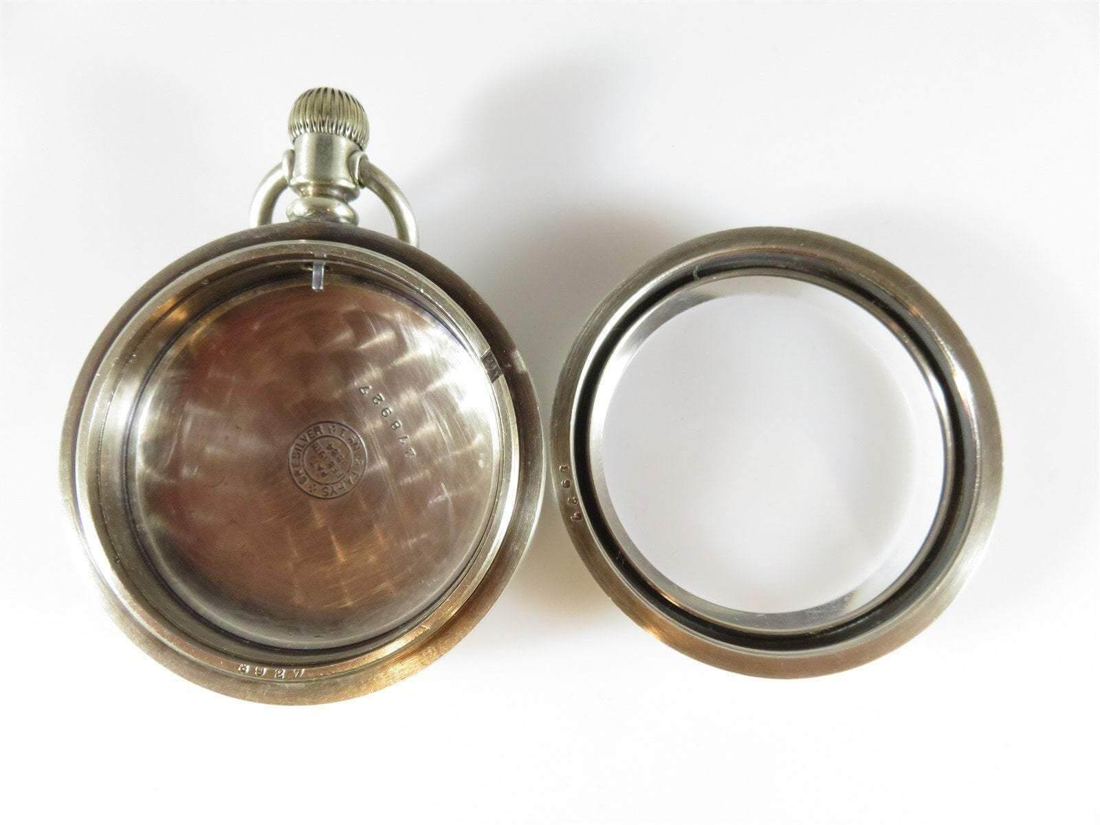 Antique - Circa 1890's Fahys Ore Silver No 1 Pocket Watch Case with Or