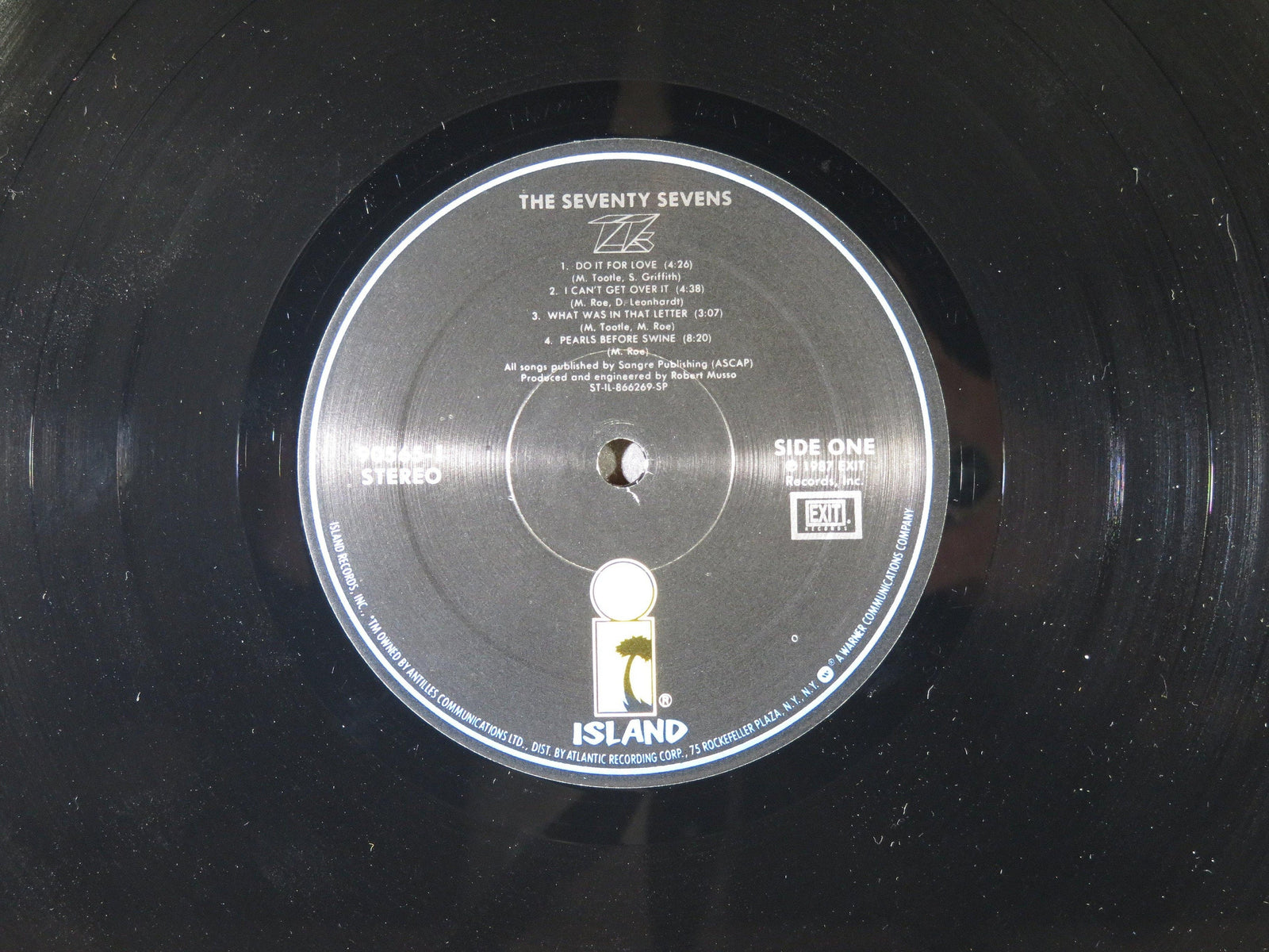 Seventy Sevens 77's Island Records Promo Cover 90565-1 Alternative Roc